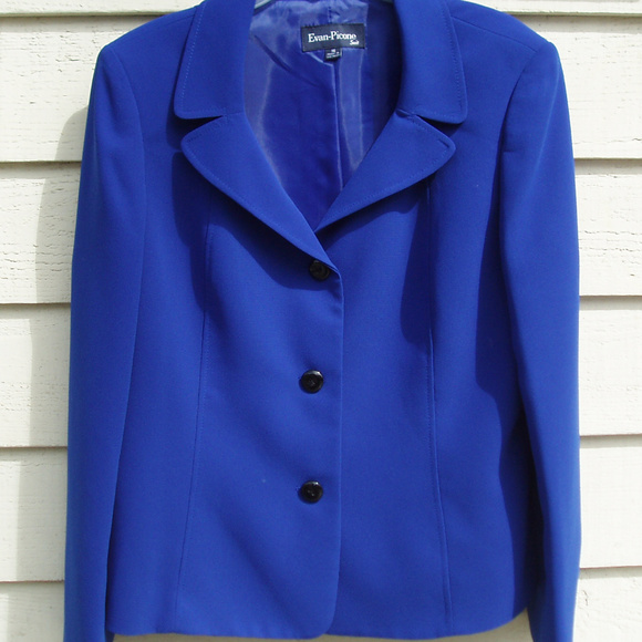 Evan Picone | Jackets & Coats | Evan Picone Royal Blue Suit | Poshmark